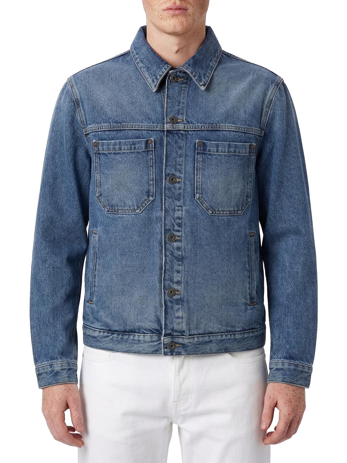OFF-WHITE Off-White Denim Jacket with Arrow Logo